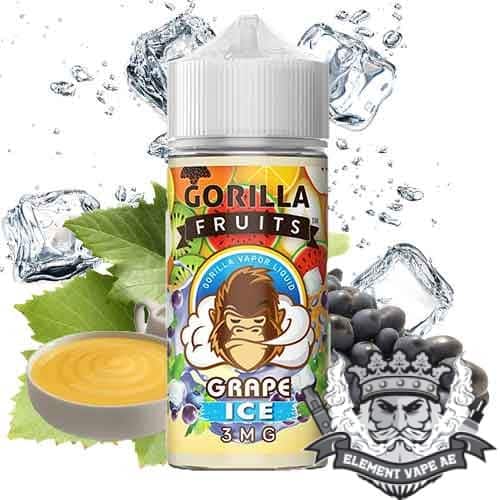 Grape ICE Gorilla Custard Fruits – Vape Jeddah Dubai Authentic ejuice