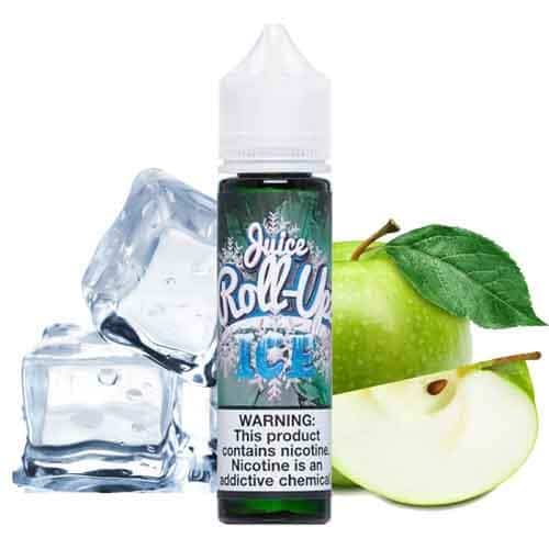 Green Apple ICE By Roll Upz 60ml 3mg – Vape Jeddah