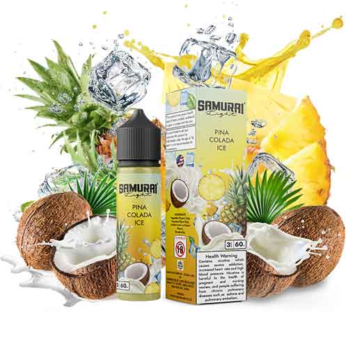 Pina Colada Ice - Samurai Light – Vape Jeddah – Cedar Labs E-juice