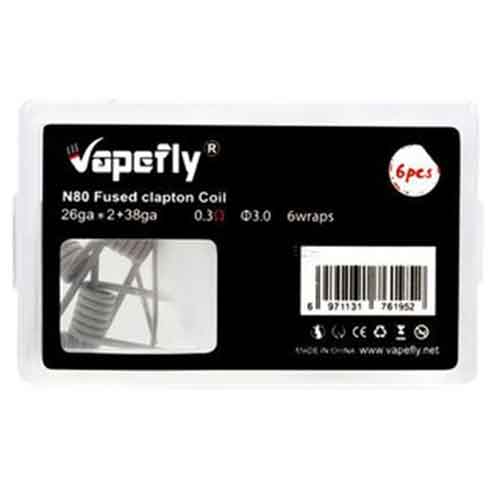 Vapefly Prebuilt Ni80 Fused Clapton Coil – Vape Jeddah – Coil KSA